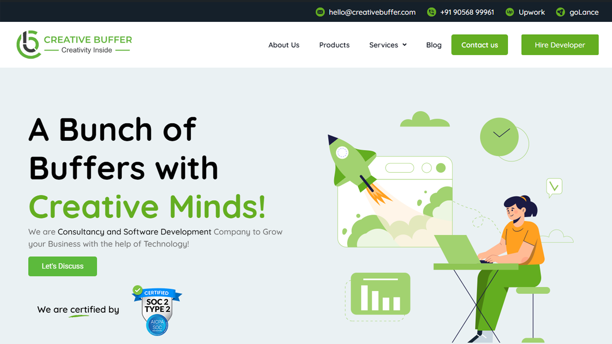 Home - Creative Buffer Consultancy Private Limited - Creativity inside